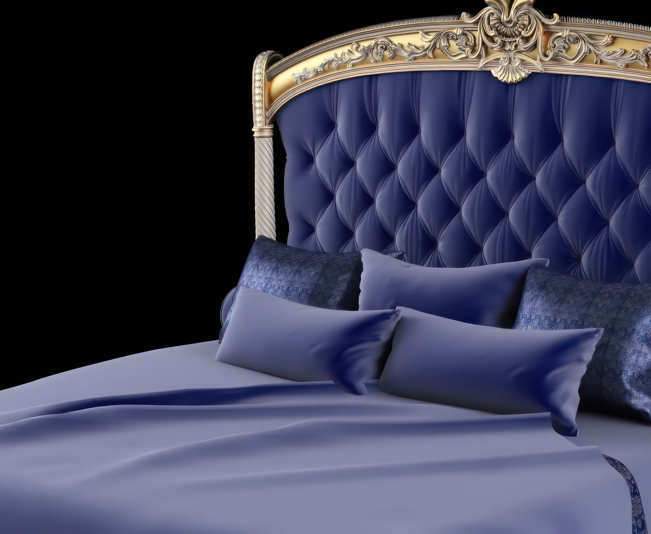 Provasi Venice Bed 3D Model - TurboSquid 2050118