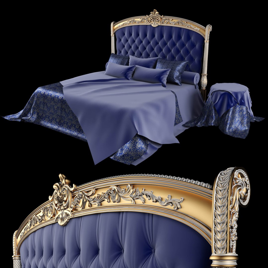 Provasi Venice Bed 3D Model - TurboSquid 2050118