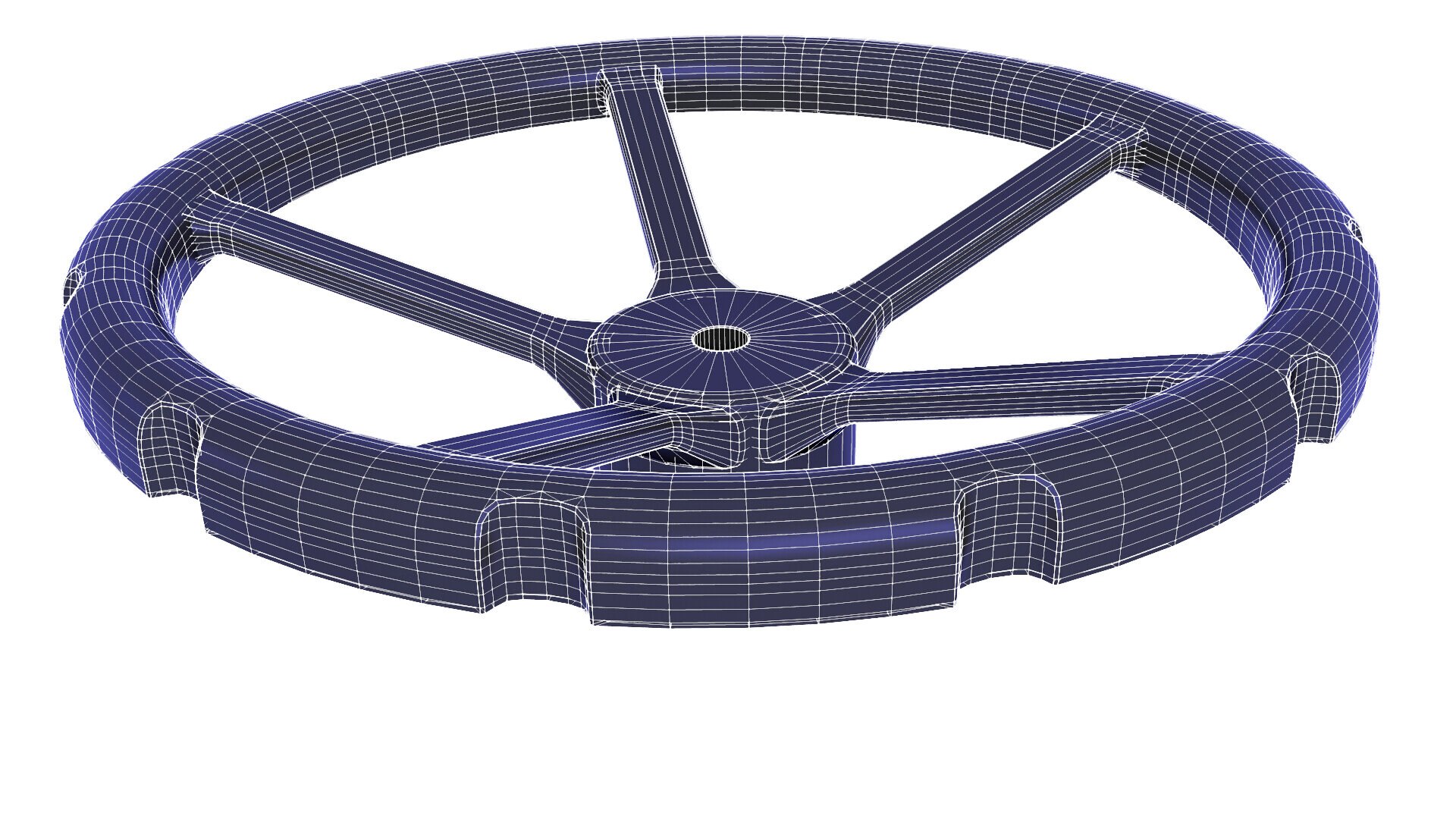 Industrial Valve Knob Hand-wheel 3D Model 8 3D Model - TurboSquid 2308038