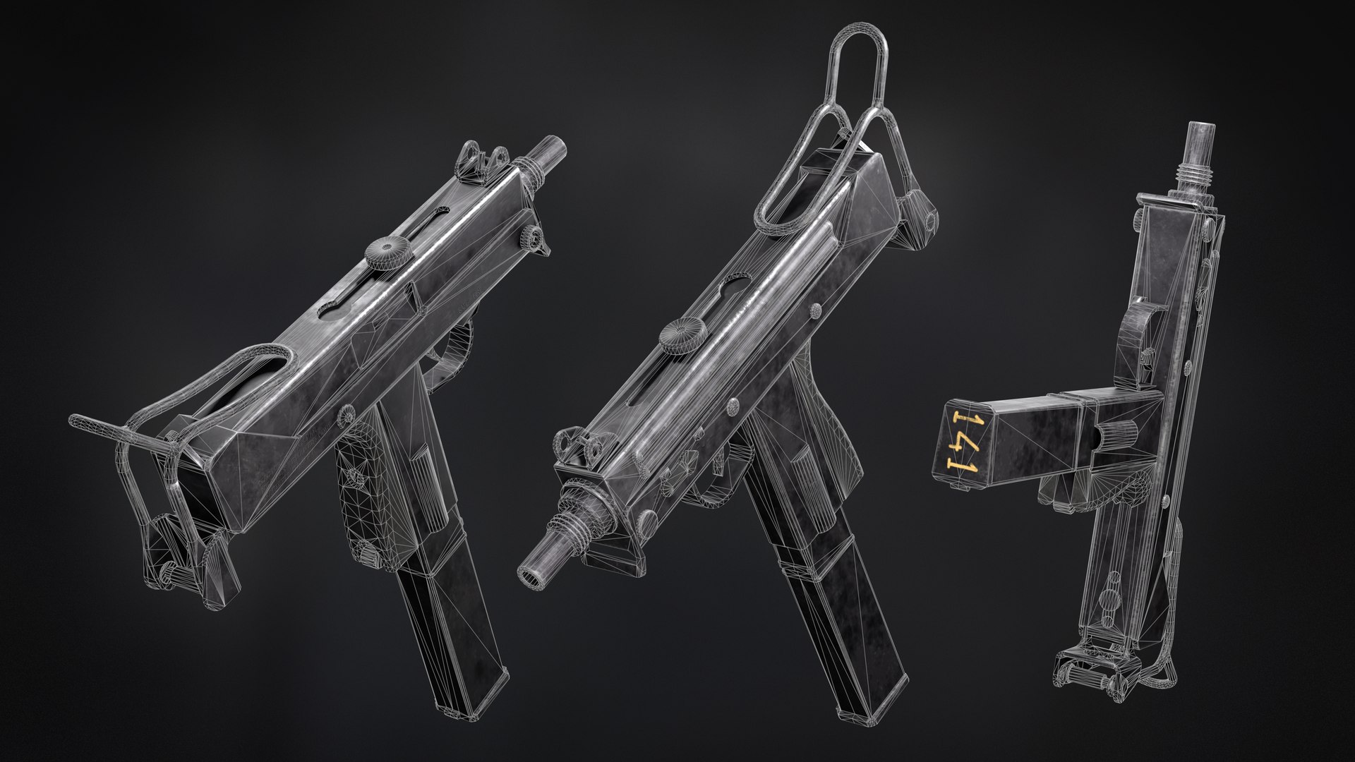 3D Mac-10 - TurboSquid 2090322