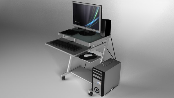 3d computer table