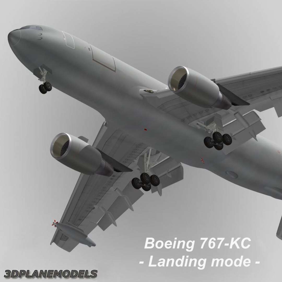 Kc-767 Tanker Transport Aircraft 3d Model