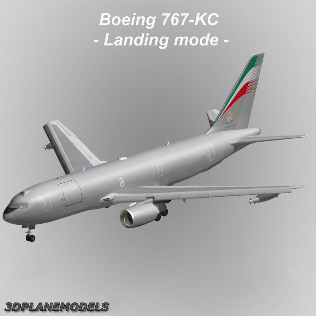 Kc-767 Tanker Transport Aircraft 3d Model