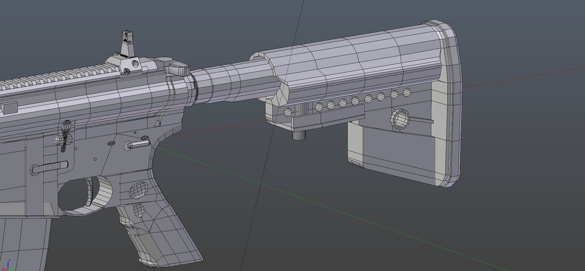 M4 M4a1 3d 3ds