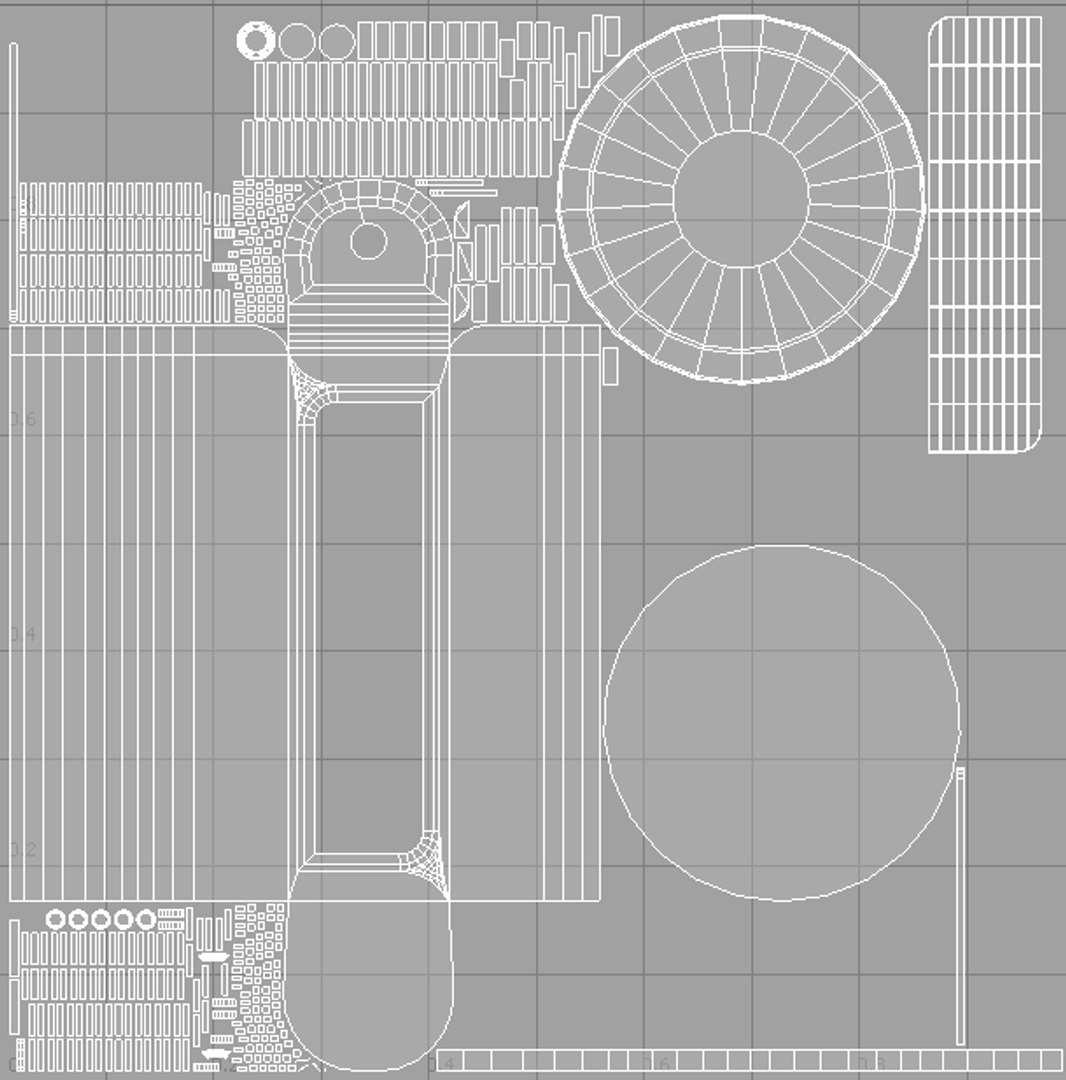 3d Fbx Fan Tower White