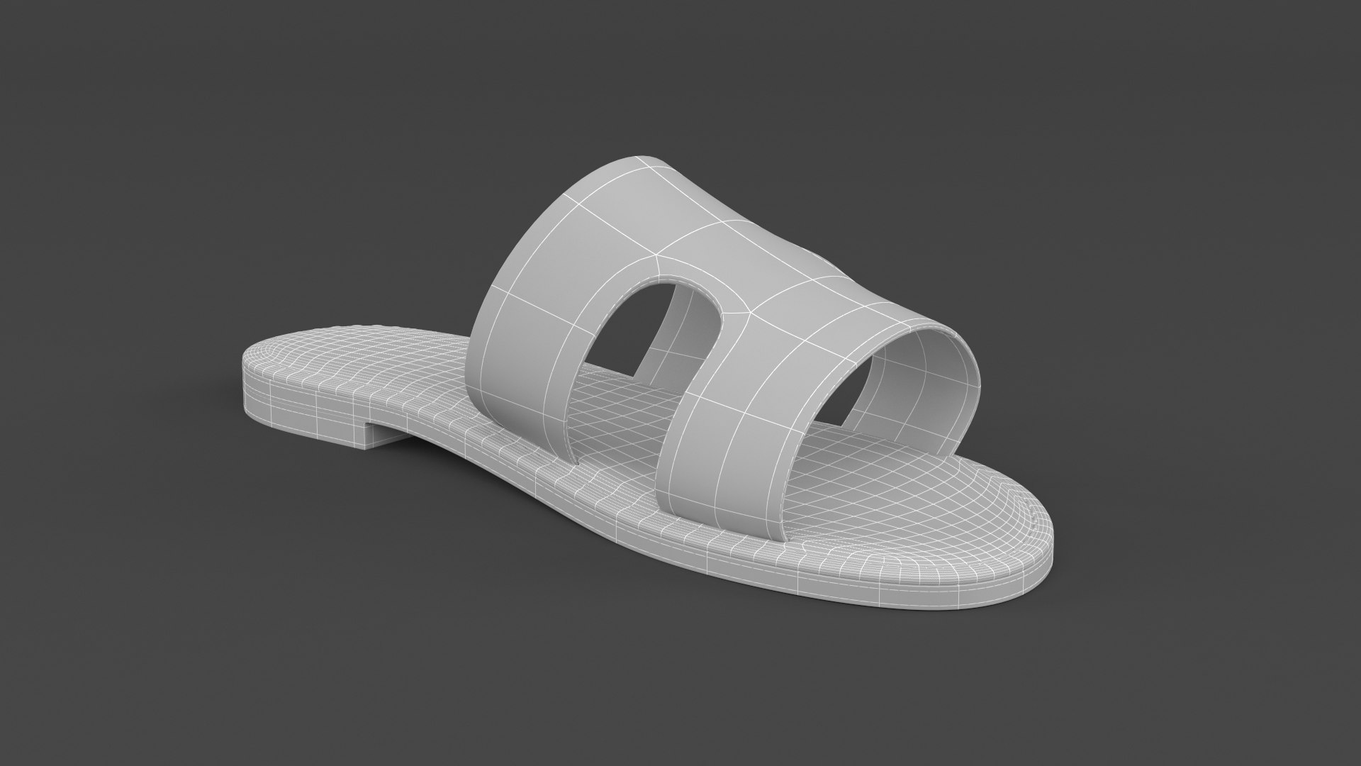 3D Model Slide Sandal - TurboSquid 2100638