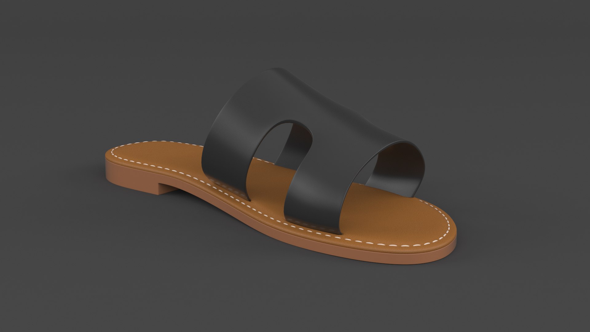 3D Model Slide Sandal - TurboSquid 2100638