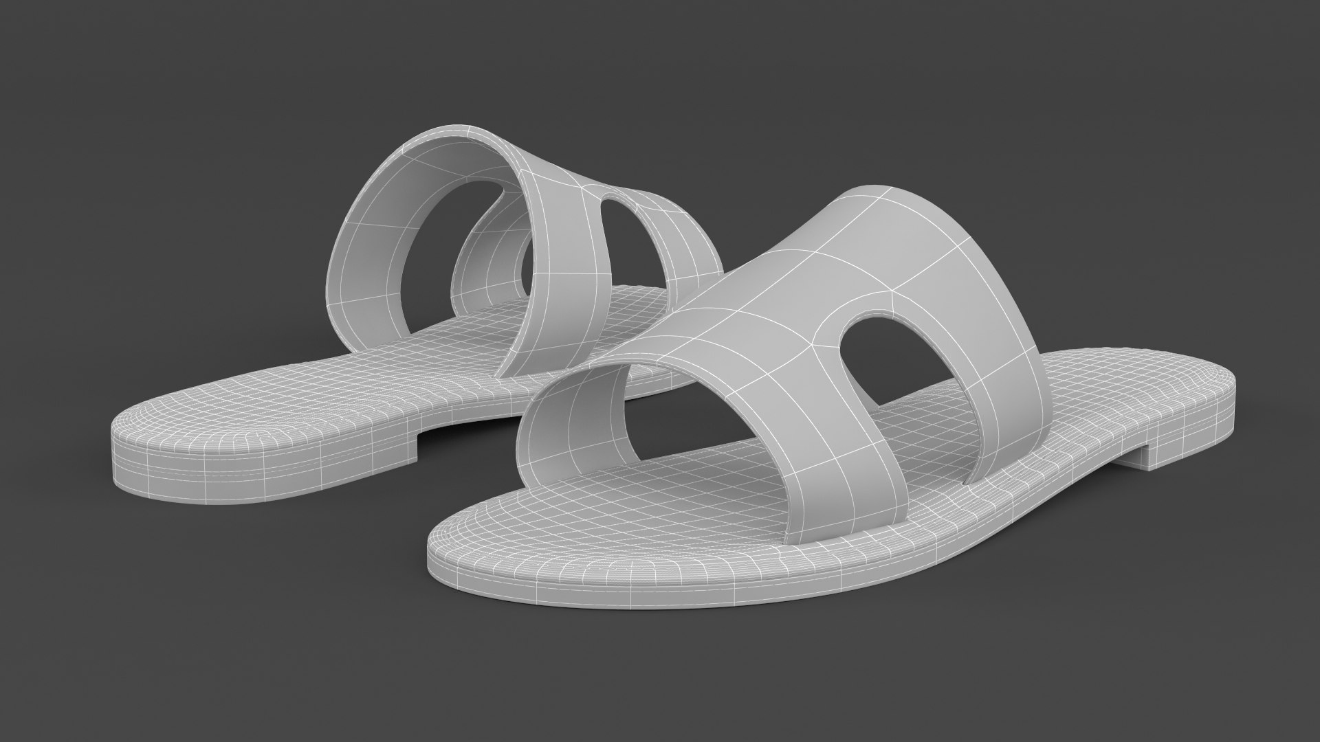 3D Model Slide Sandal - TurboSquid 2100638
