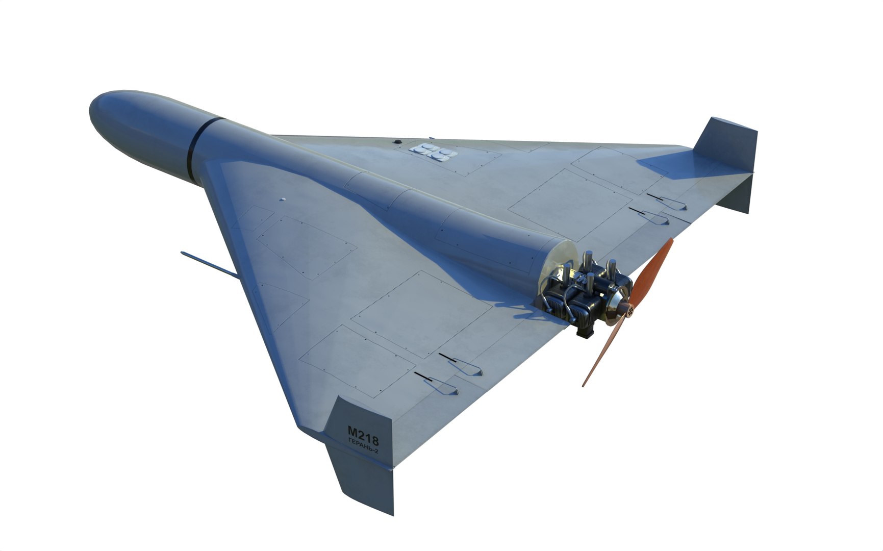 Shahed-136 Kamikaze Drone Geranium 2 3D - TurboSquid 2183643