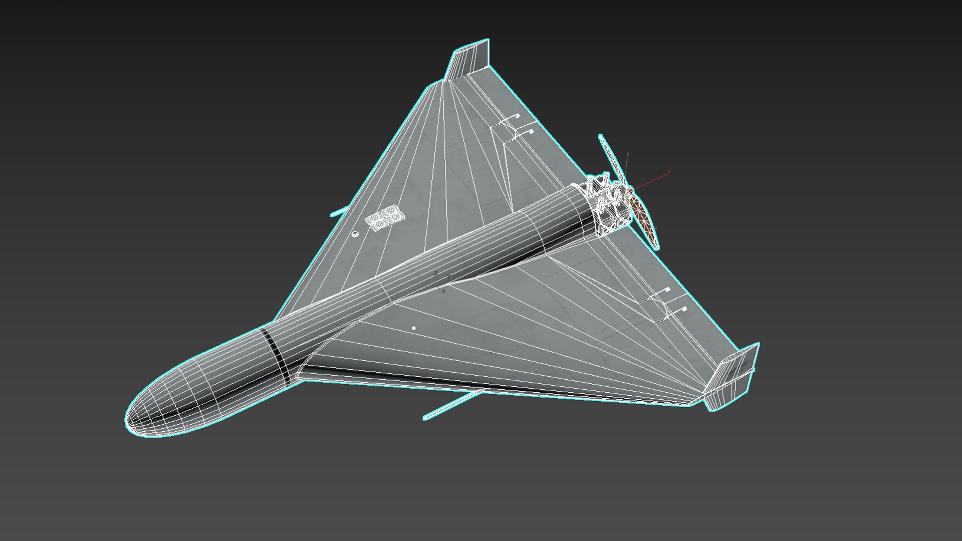 Shahed-136 Kamikaze Drone Geranium 2 3D - TurboSquid 2183643