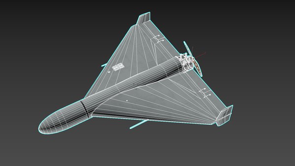 3D модель Шахед-136 Дрон-камикадзе Герань 2 - TurboSquid 2183643