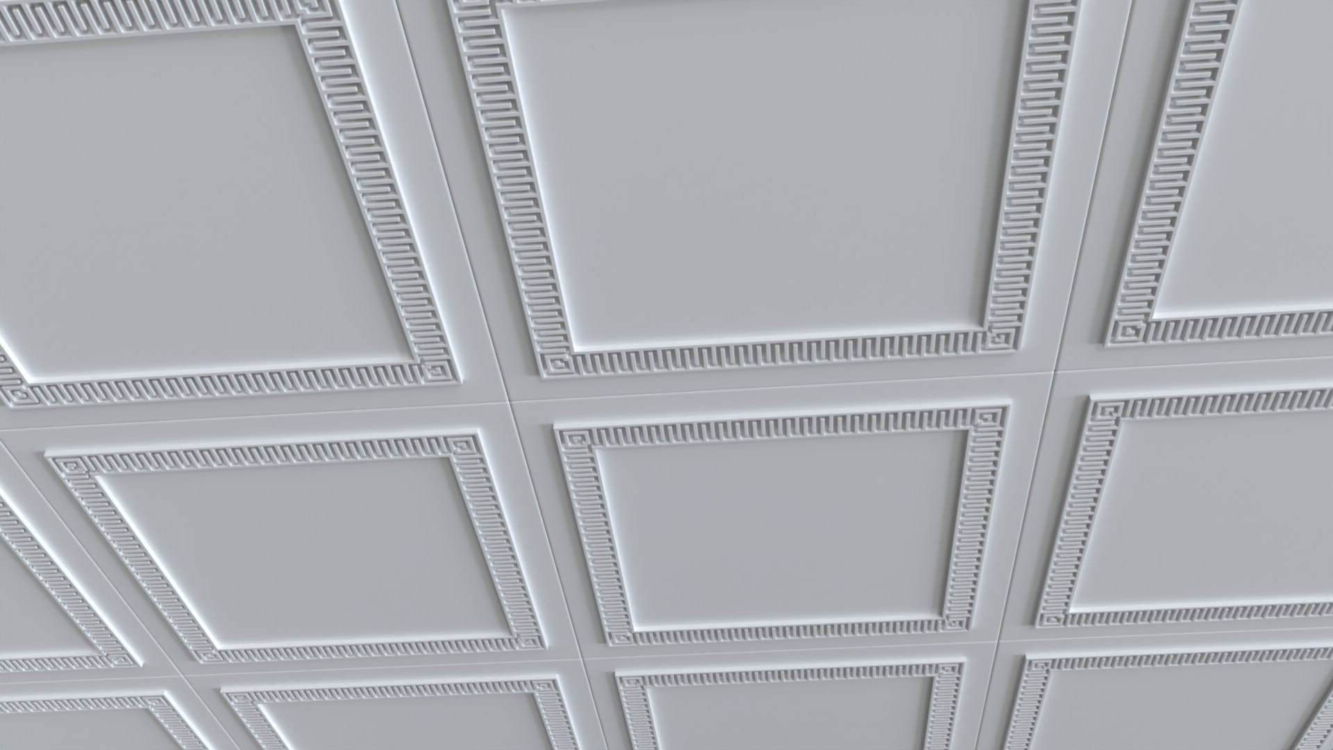Ceiling Tiles Greek Style 3D - TurboSquid 1551251