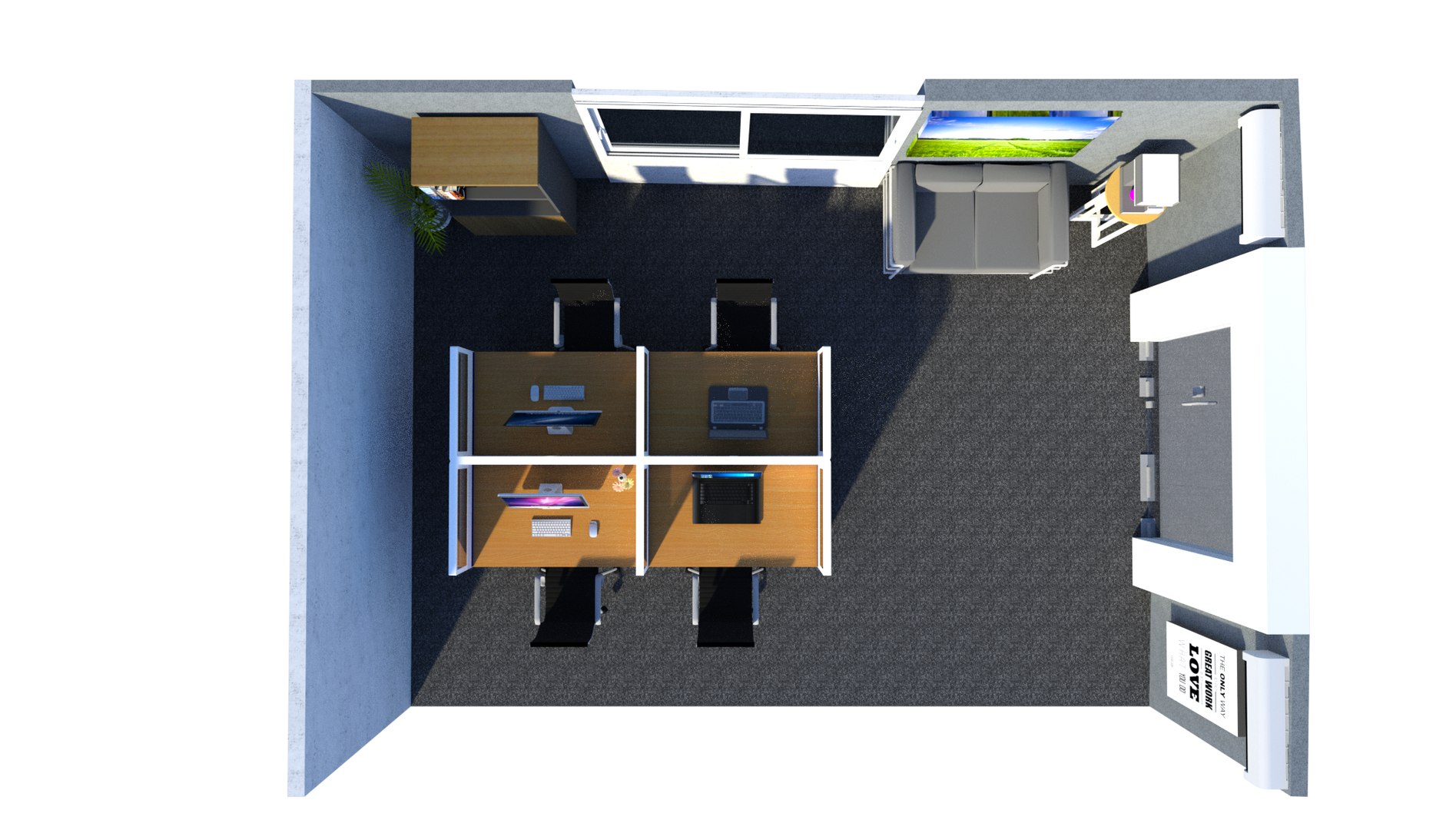 Office Concept 3D Model - TurboSquid 1509934