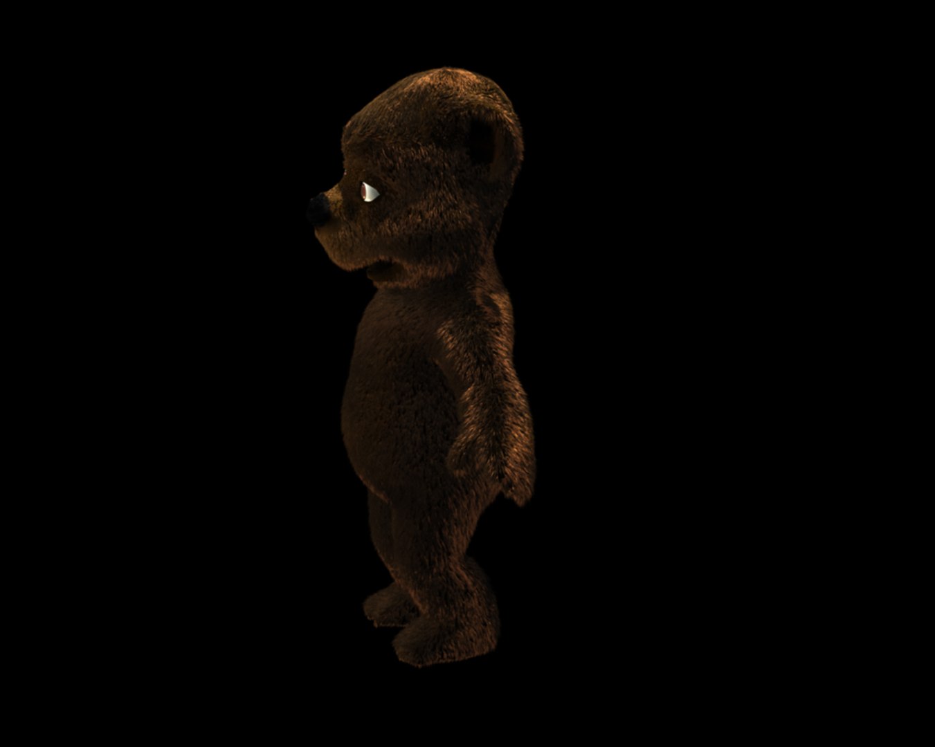 Cute Toon Bear Base 3D Model - TurboSquid 1199808