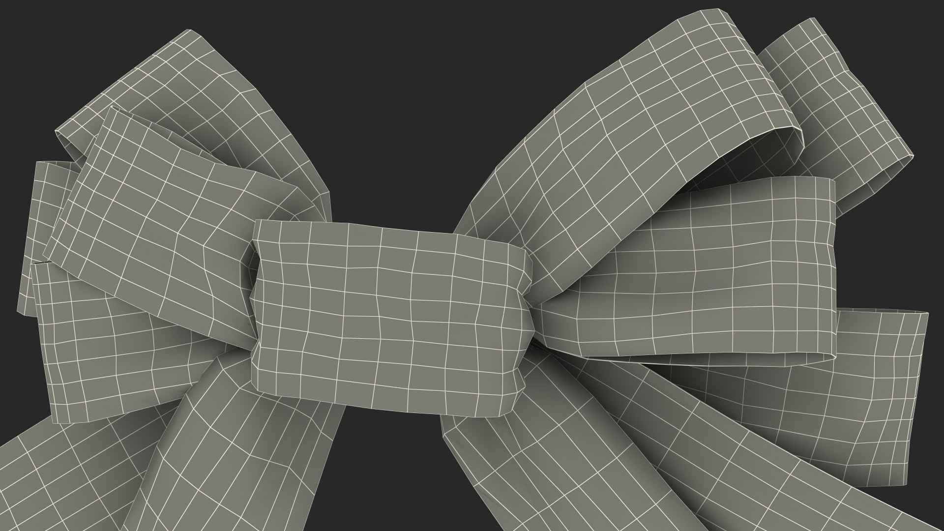 Big Red Bow 3D Model - TurboSquid 1827484