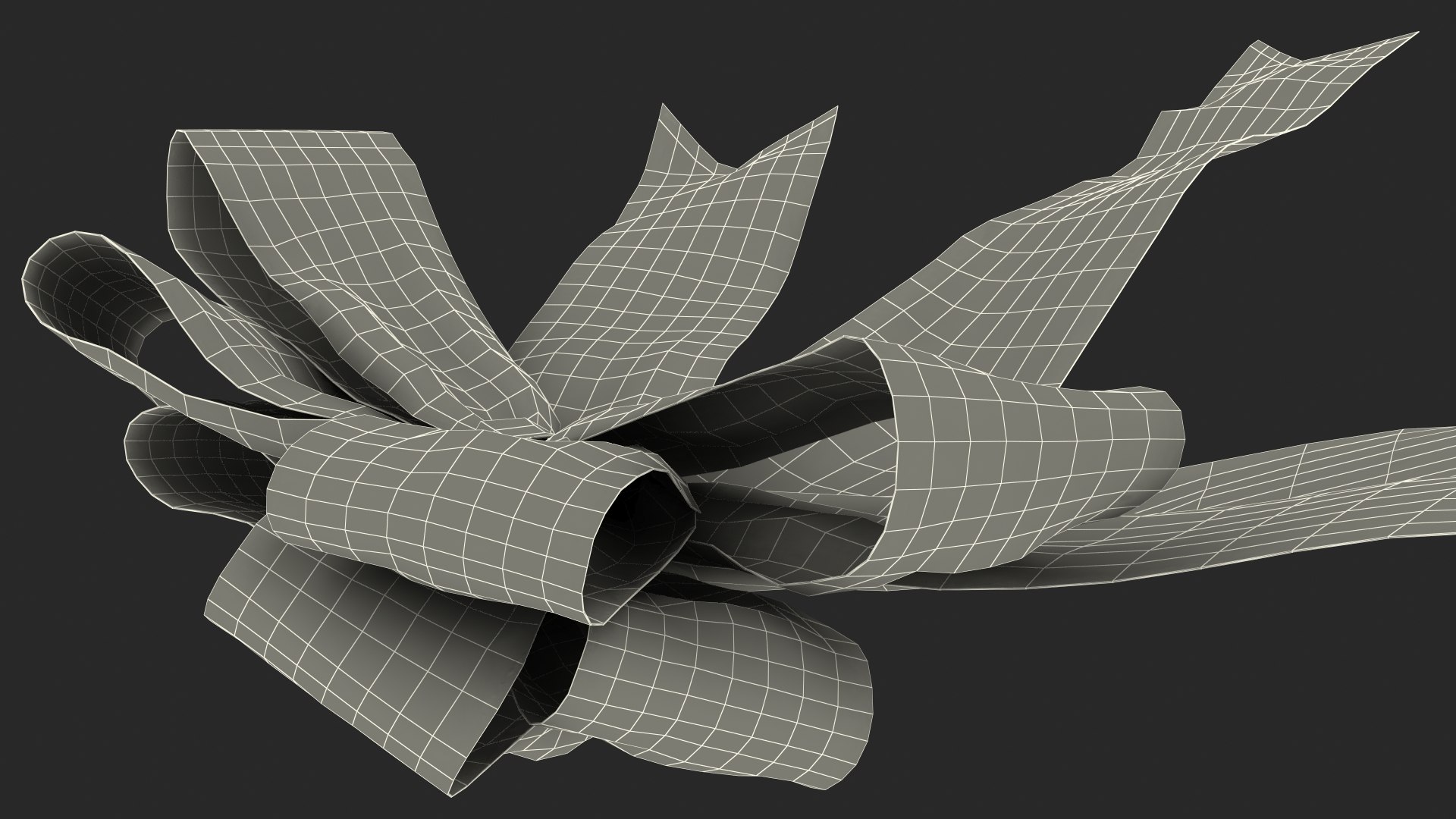 Big Red Bow 3D Model - TurboSquid 1827484