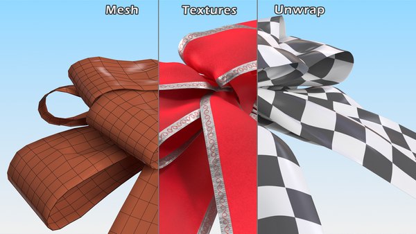 Big Red Bow 3D model - TurboSquid 1827484