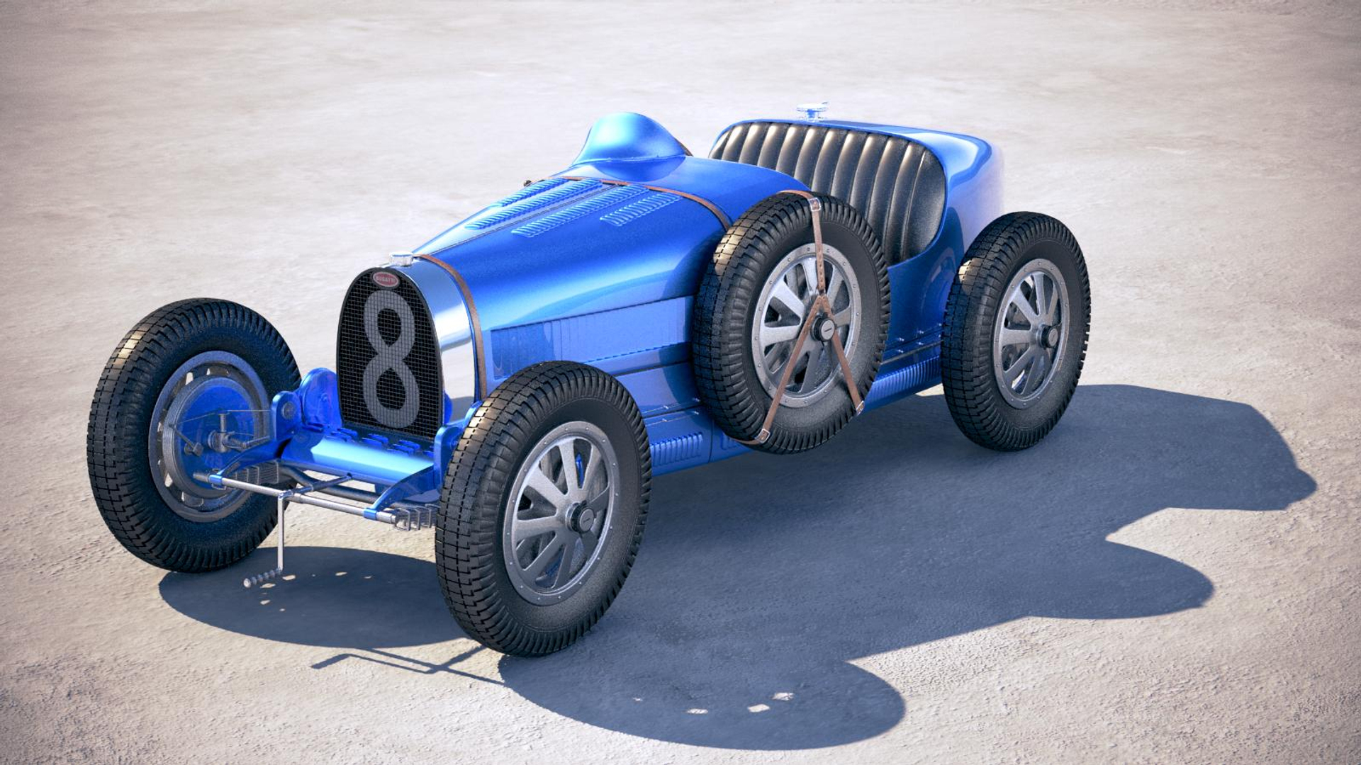 1929 Bugatti B 3D Model - TurboSquid 1159546