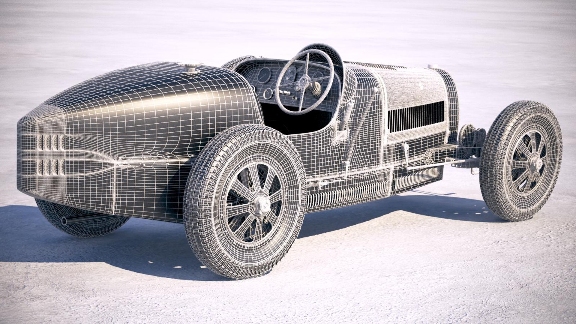 1929 Bugatti B 3D Model - TurboSquid 1159546