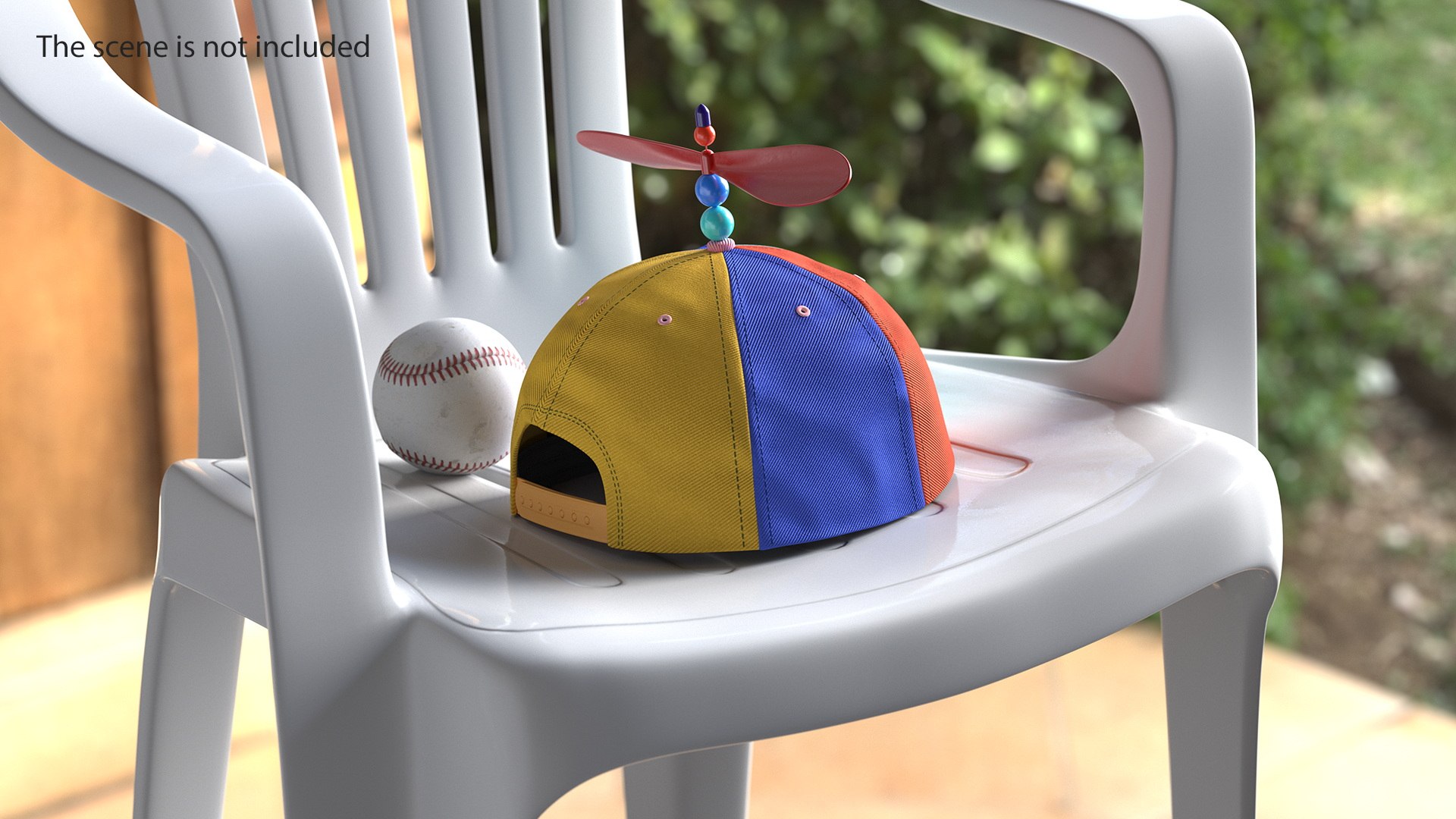 3D Colorful Propeller Hat Brimless Model - TurboSquid 2195885