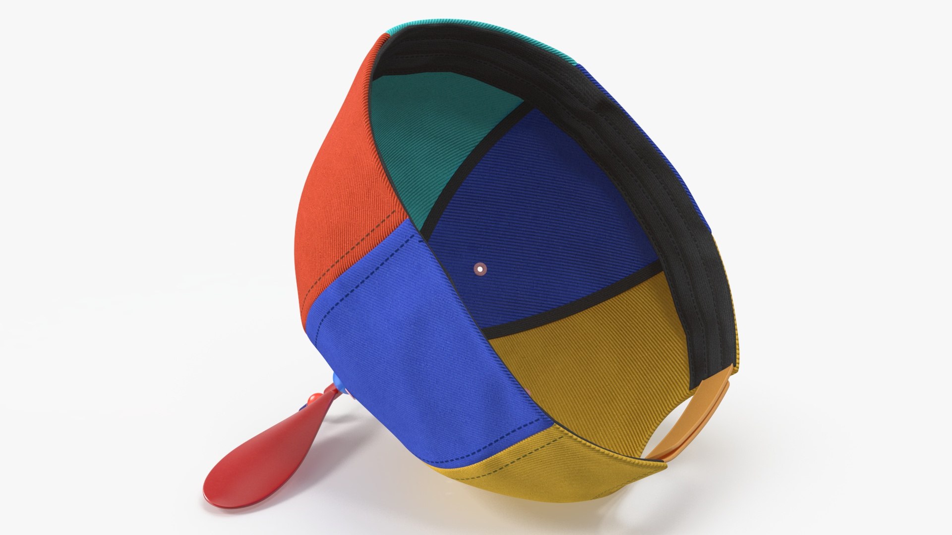 3D Colorful Propeller Hat Brimless Model - TurboSquid 2195885