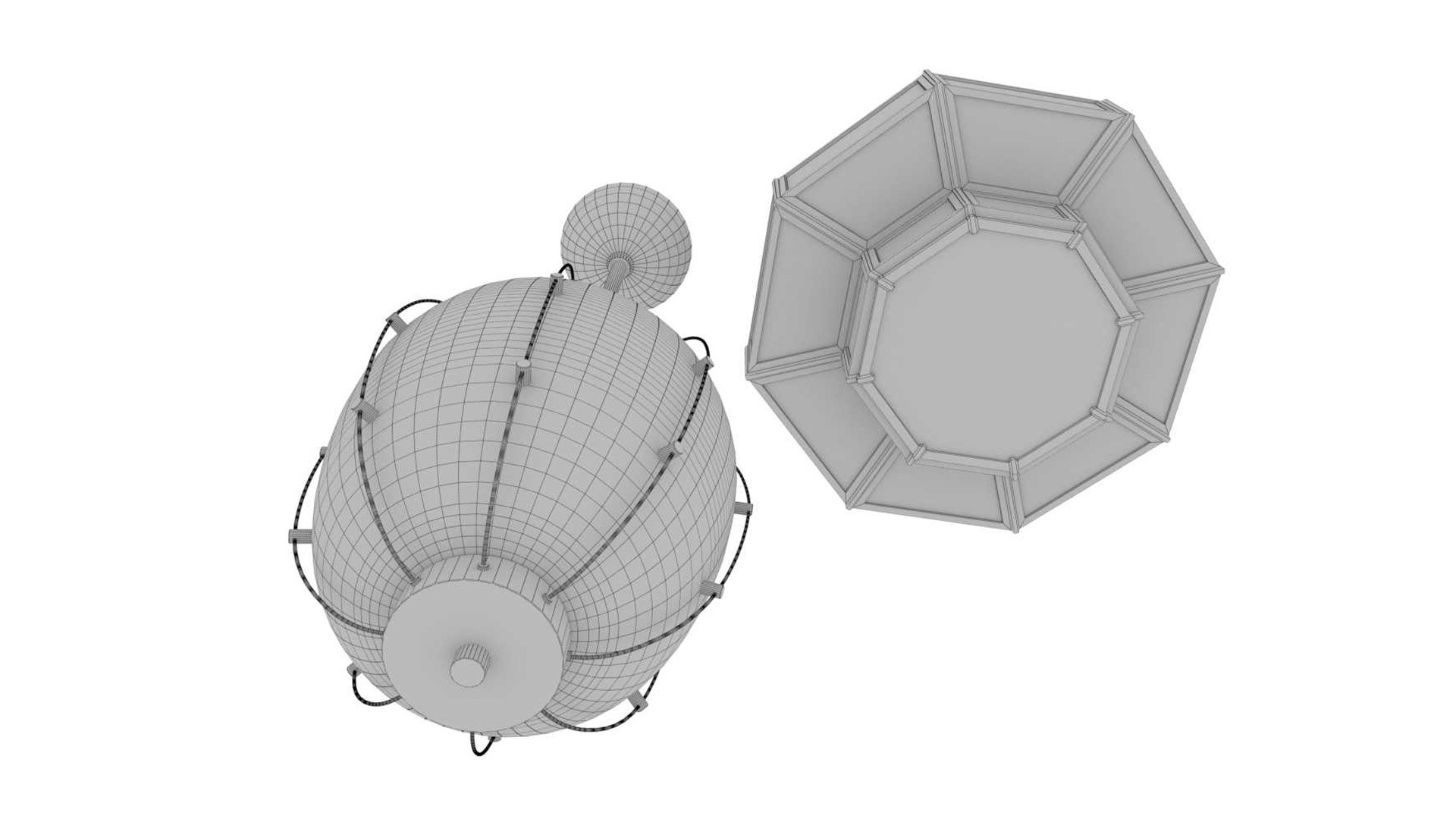 Two ceiling lights 3D model - TurboSquid 1789928