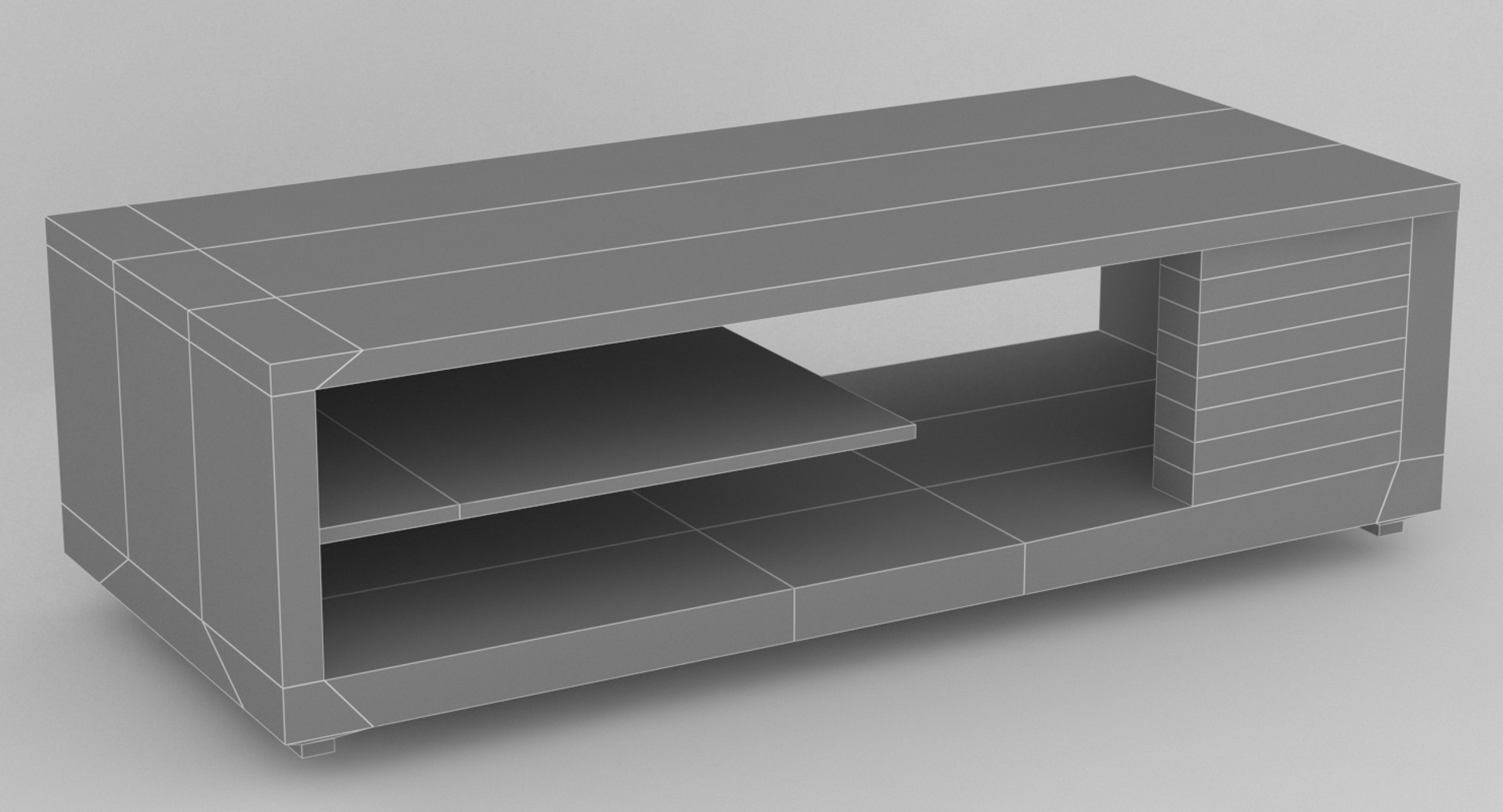 Tv Table Model - TurboSquid 1316706