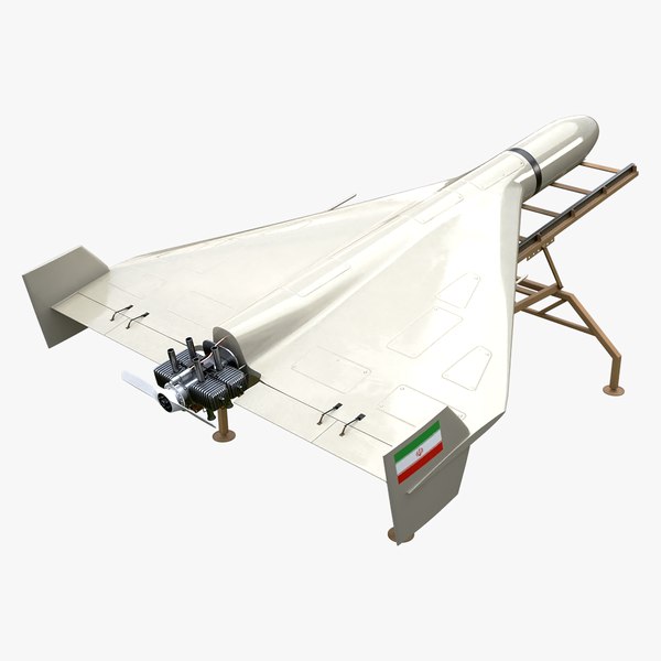 modèle 3D de Drone et rampe de lancement Shahed 136 Iran - TurboSquid ...