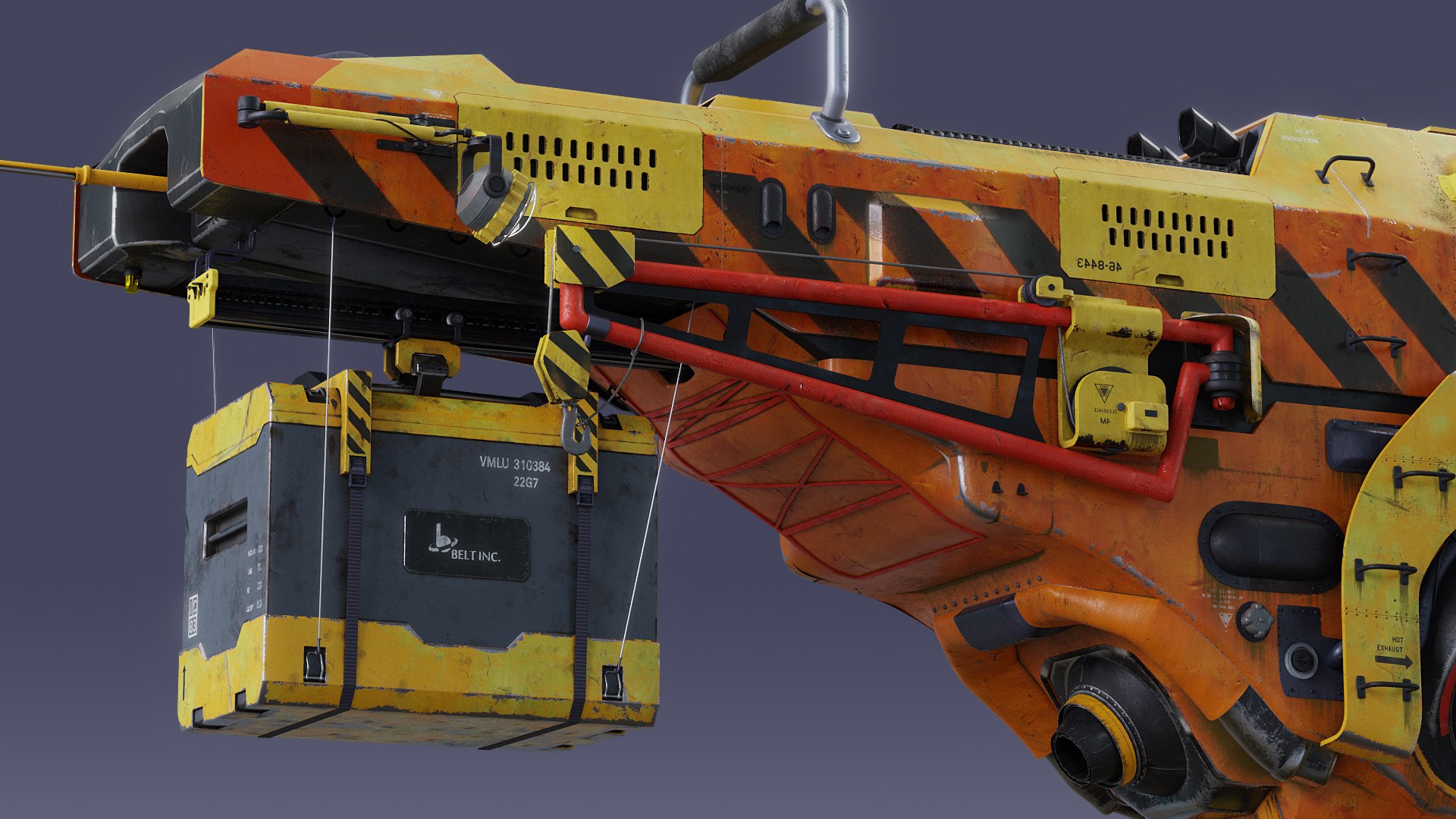 Utility Vehicle Ship Space 3D Model - TurboSquid 1402157