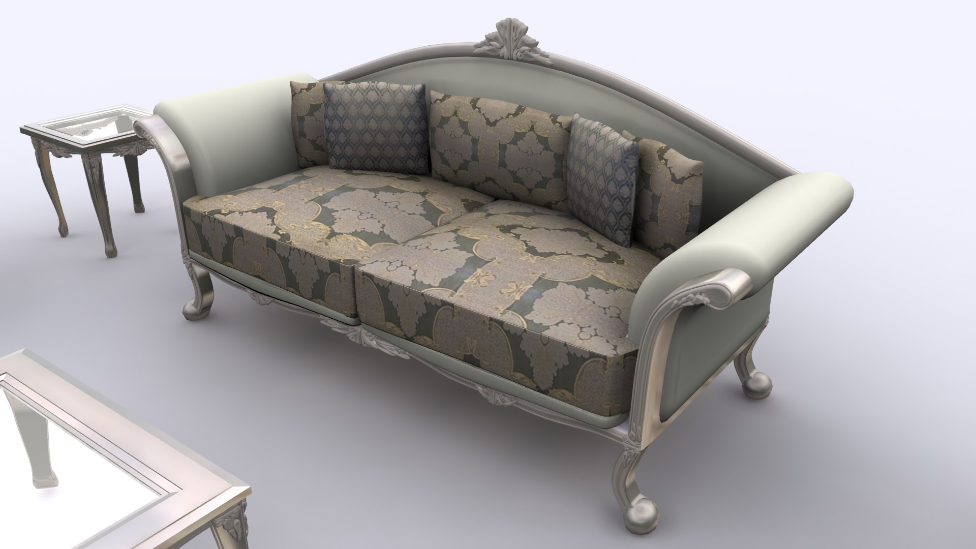 Style Pakistani Sofa 3D Model - TurboSquid 1609978