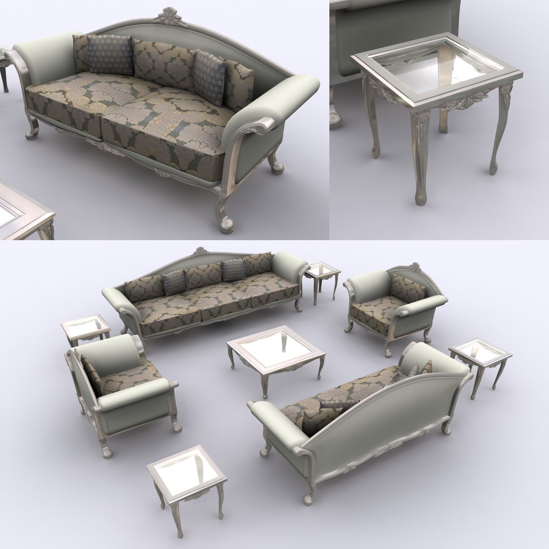Style Pakistani Sofa 3D Model - TurboSquid 1609978
