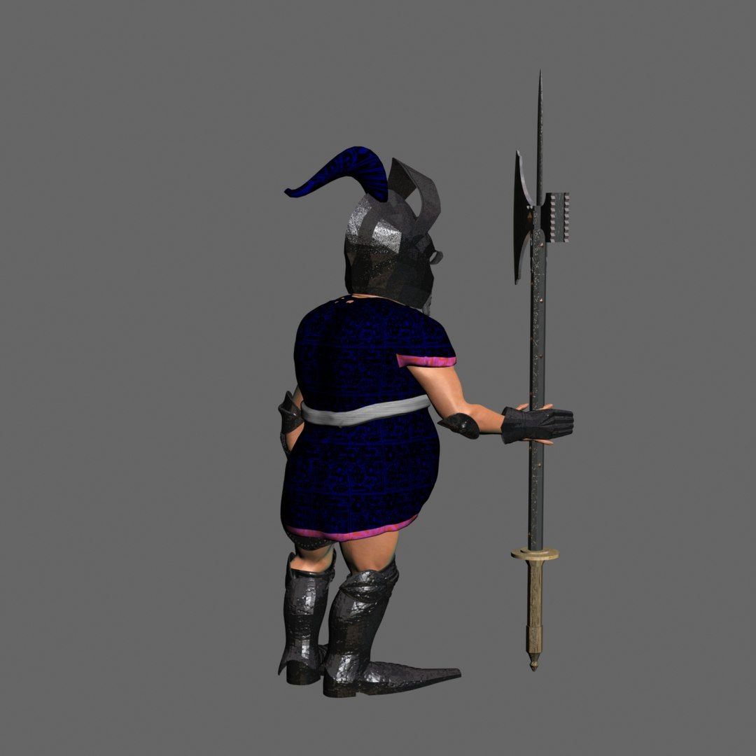 3ds Max Guardian Cartoon Character