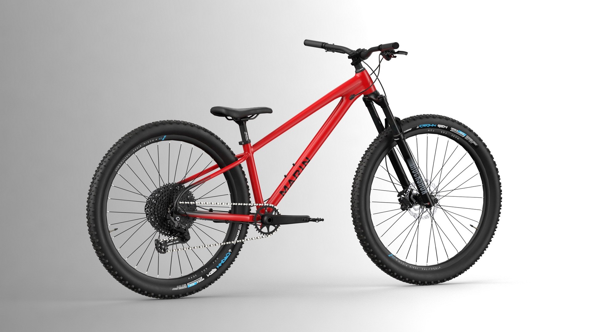 MTB Hardtail Redblack Model - TurboSquid 2317165