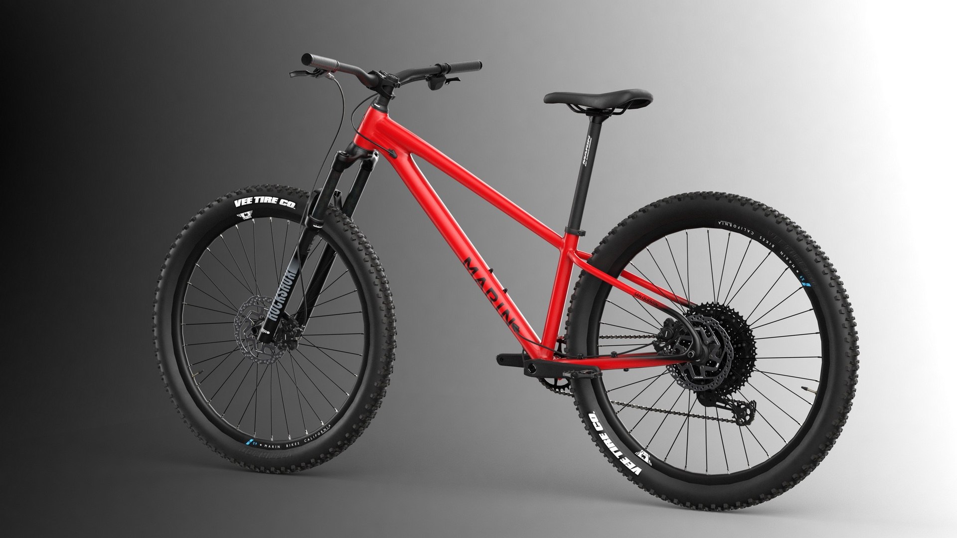 MTB Hardtail Redblack Model - TurboSquid 2317165