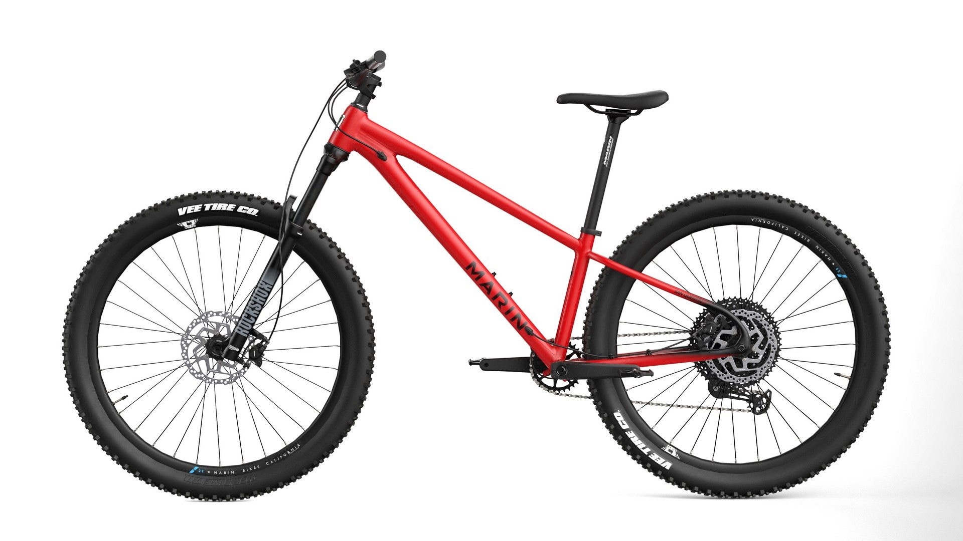 MTB Hardtail Redblack Model - TurboSquid 2317165