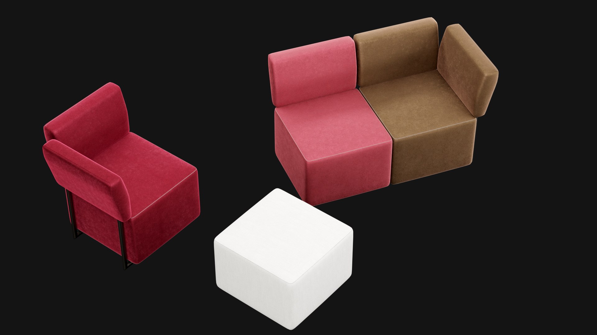 Module Sofa 1 Model - TurboSquid 1991973