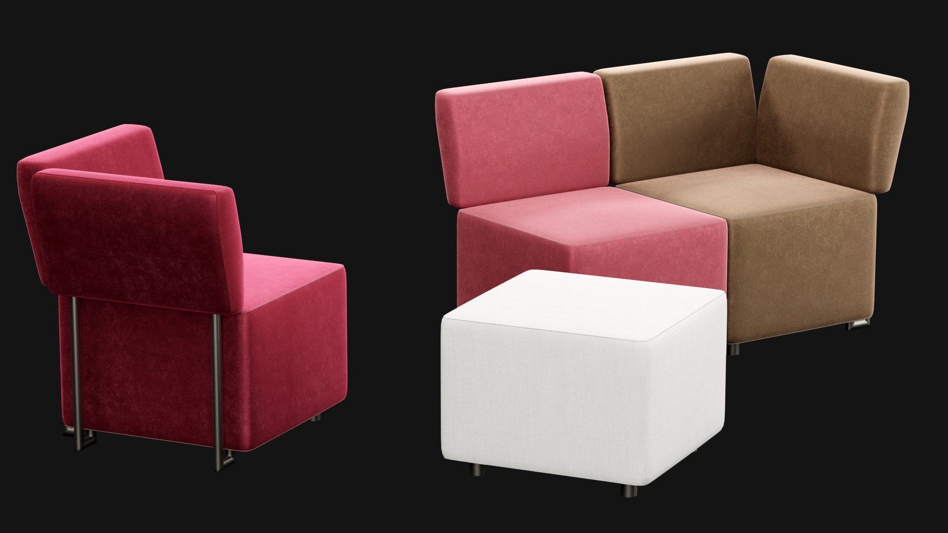 Module Sofa 1 Model - TurboSquid 1991973