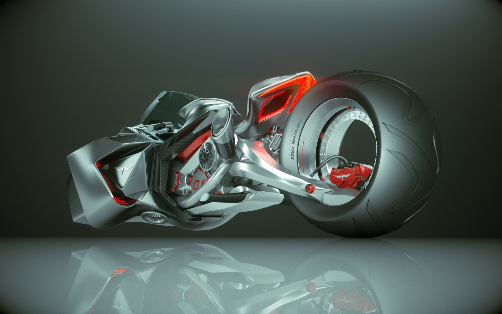 3D T Bike One Wheel 07 Model - TurboSquid 1887381