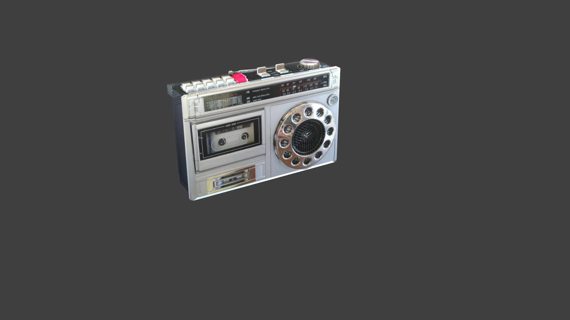 Radio Cassette 3D model - TurboSquid 1768930
