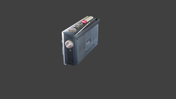 Radio Cassette 3D model - TurboSquid 1768930