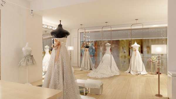 modelo 3d Tienda de bodas 02 - TurboSquid 1933990