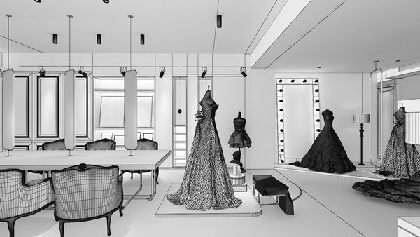 modelo 3d Tienda de bodas 02 - TurboSquid 1933990