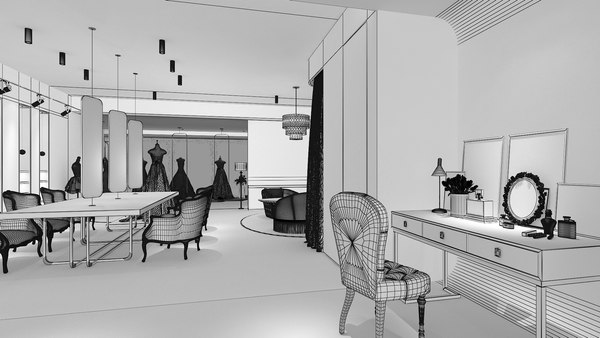 modelo 3d Tienda de bodas 02 - TurboSquid 1933990