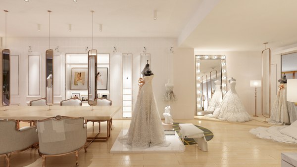 modelo 3d Tienda de bodas 02 - TurboSquid 1933990