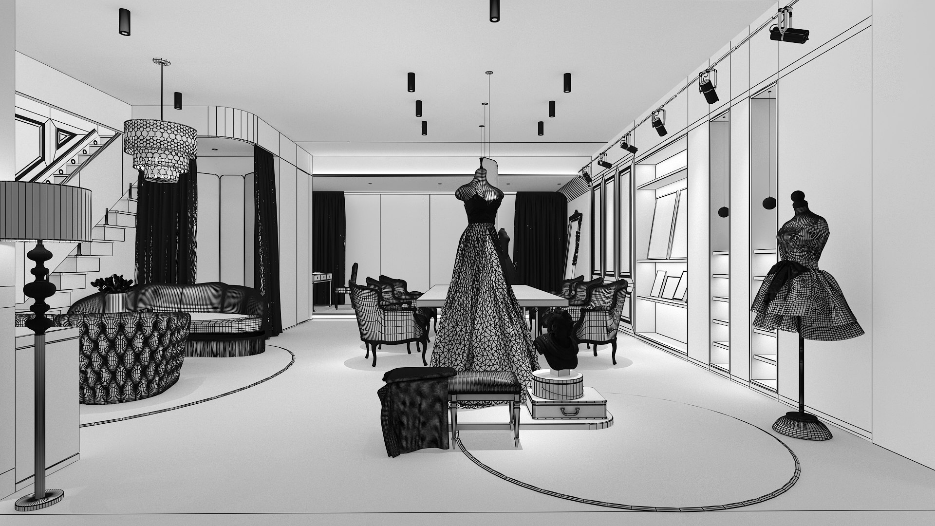 3D Wedding Store 02 - TurboSquid 1933990