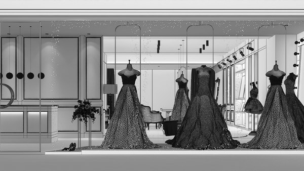 modelo 3d Tienda de bodas 02 - TurboSquid 1933990