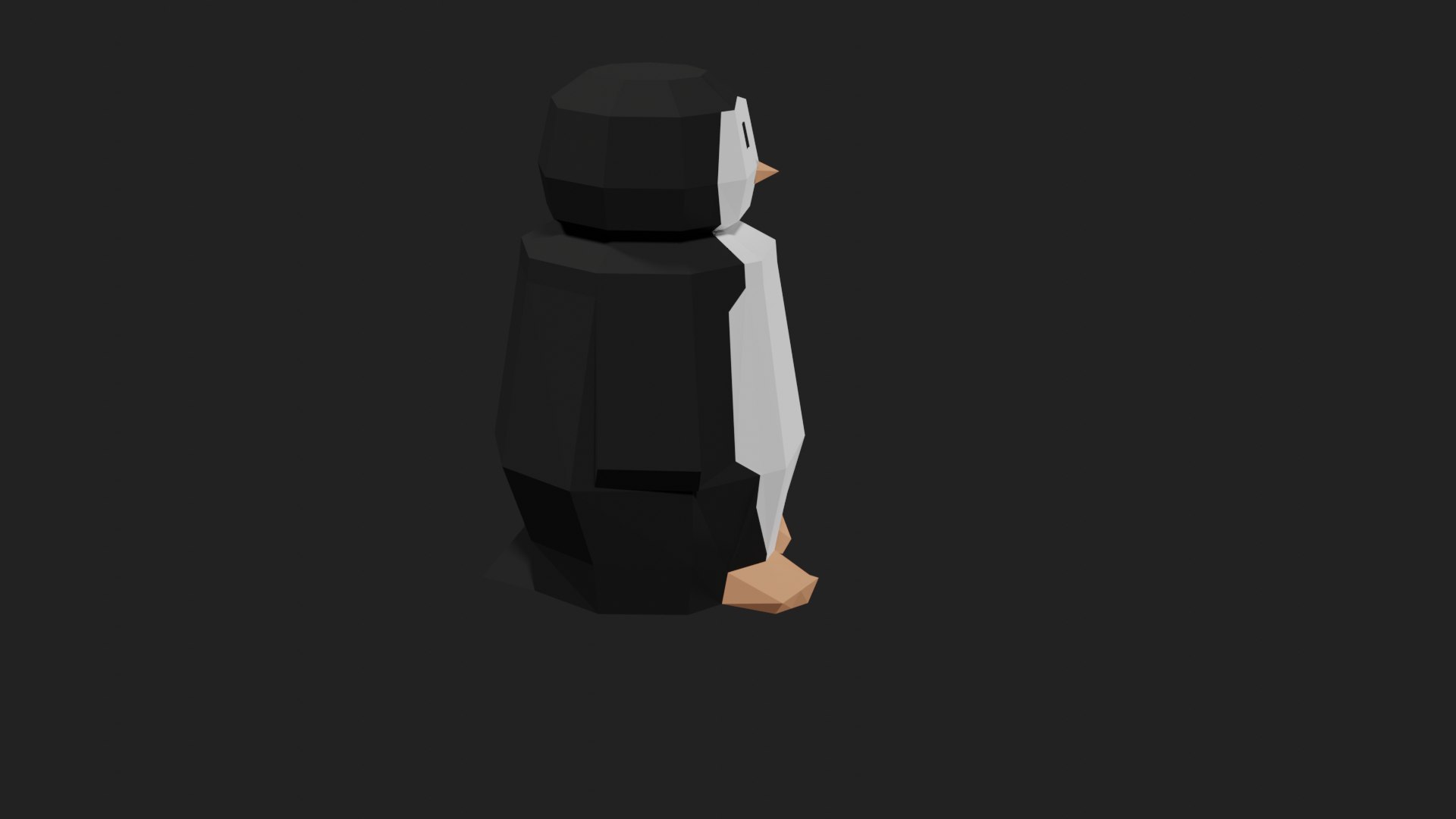 Lowpoly Penguin model - TurboSquid 1730817