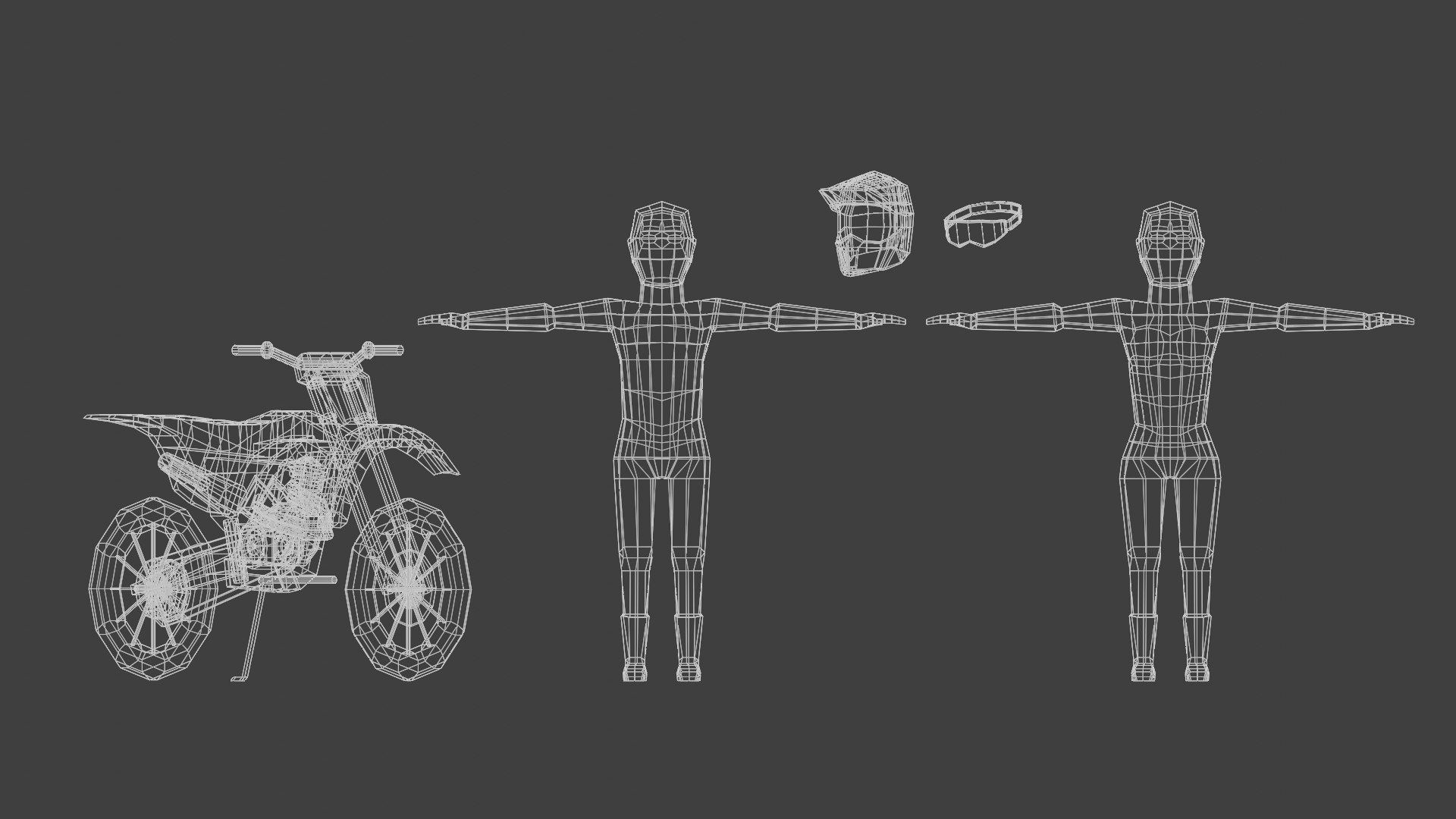 Moto Cross 3D Model - TurboSquid 1684406