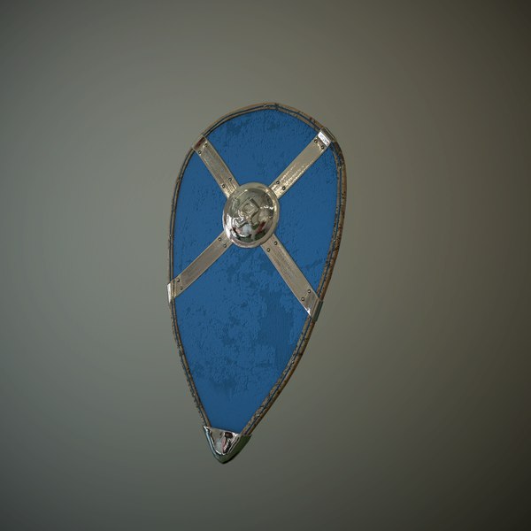 3d model nordic kite shield