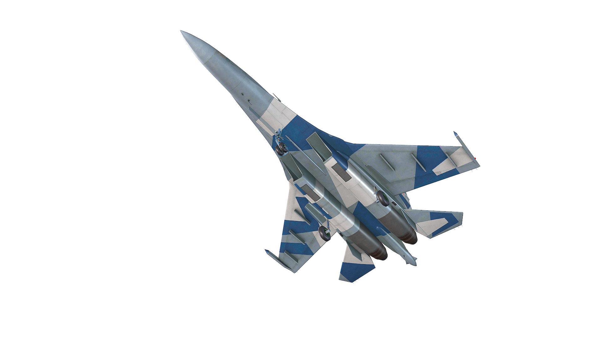 Sukhoi su-35 3D model - TurboSquid 1666843